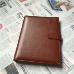 Notebook cow sheep leather notepad custom business notebook