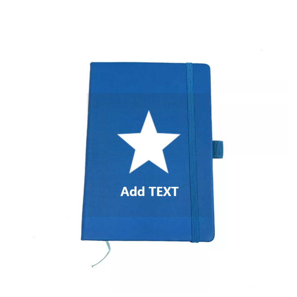 Custom printed a4 size hardcover leather notebook