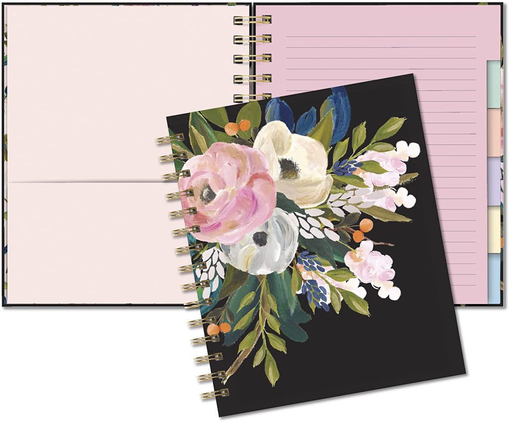 Medium Tabbed Spiral Notebook By Studio